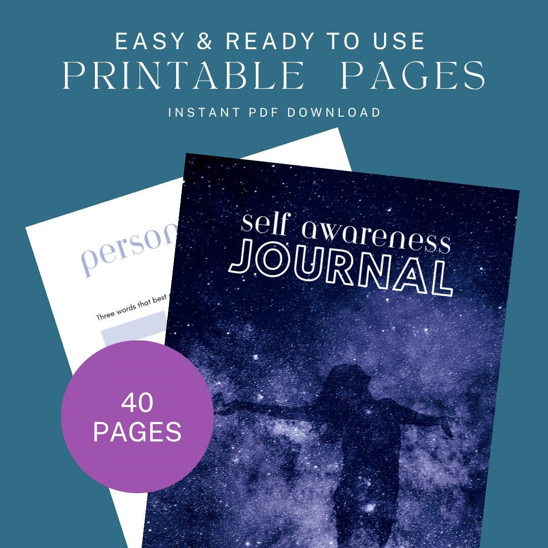 Self Awareness Journal - Etsy