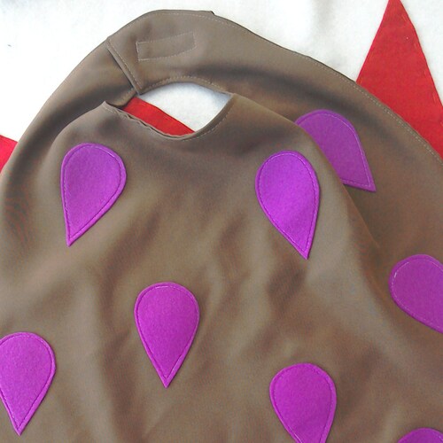 Gruffalo Cape With Purple Prickles Costume for Dressing Up | Etsy