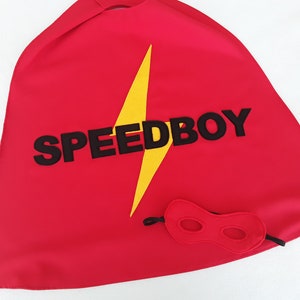 Boys Flash Cape With Name for Dressing Up/costume/fancy - Etsy UK