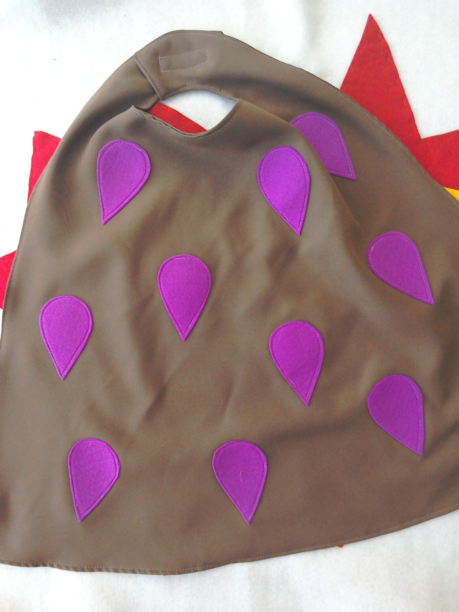 Gruffalo Cape With Purple Prickles Costume for Dressing Up | Etsy