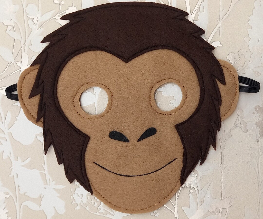 What a Cheeky Monkey This Chimpanzee Mask Makes a Great Costume for ...