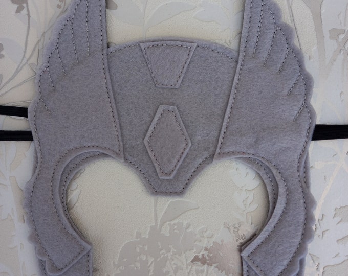 Thor/valkyrie Helmet, Felt Mask for Dressing Up, Viking, Armour, Role ...