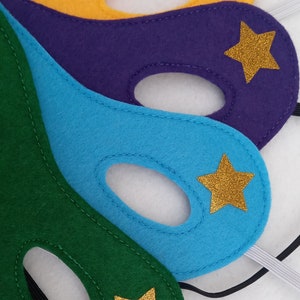 Star Embellished Reversible Superhero Eye Mask - Etsy
