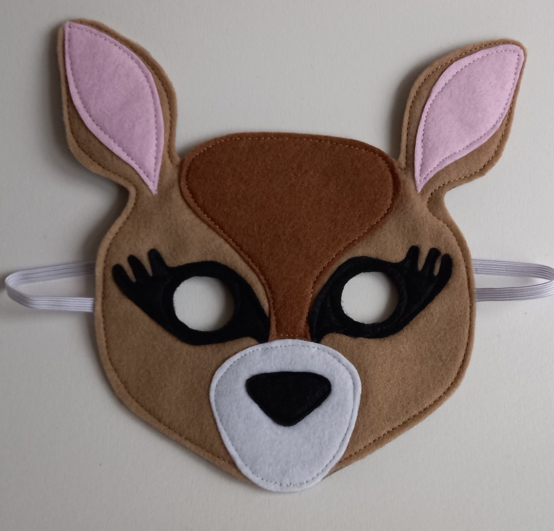 Woodland Deer Masks. Doe and Stag Masks of Roe Deer Found in the Forest ...