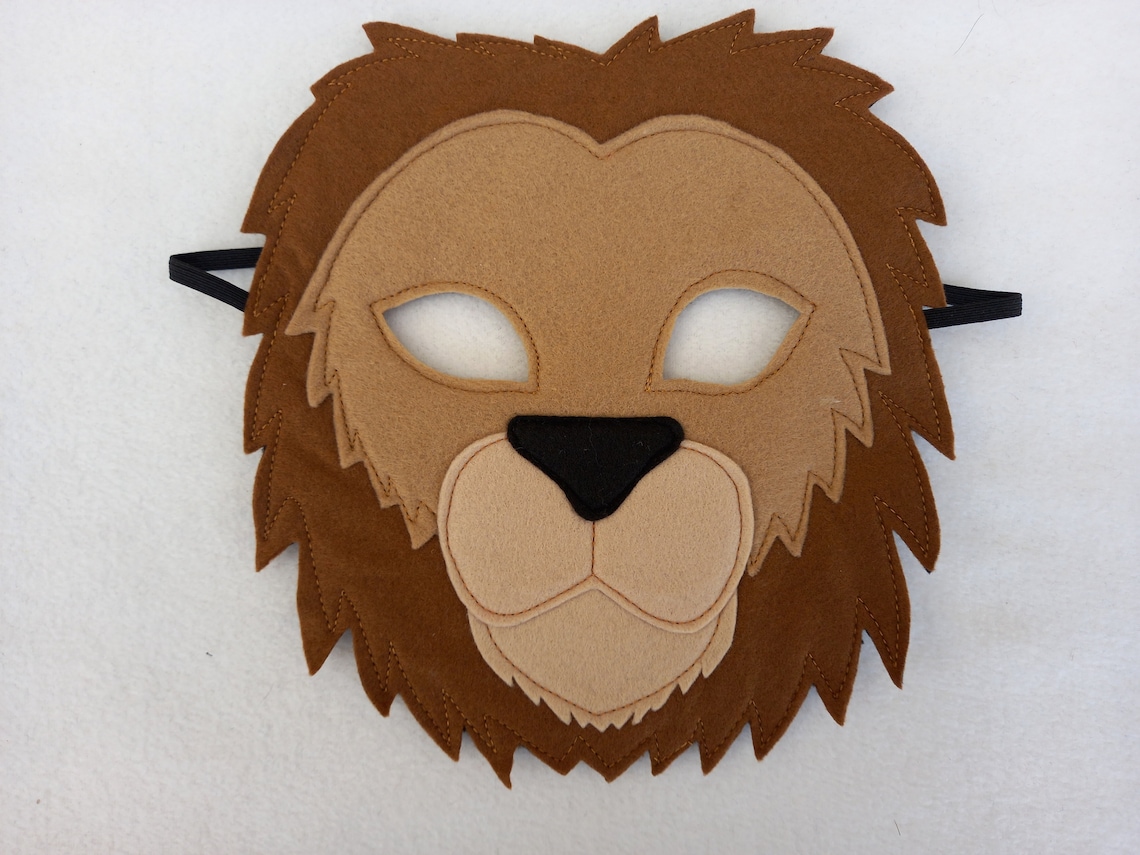 Lion King of the Jungle Mask for Dress up or Role Play - Etsy