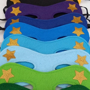 Star Embellished Reversible Superhero Eye Mask - Etsy