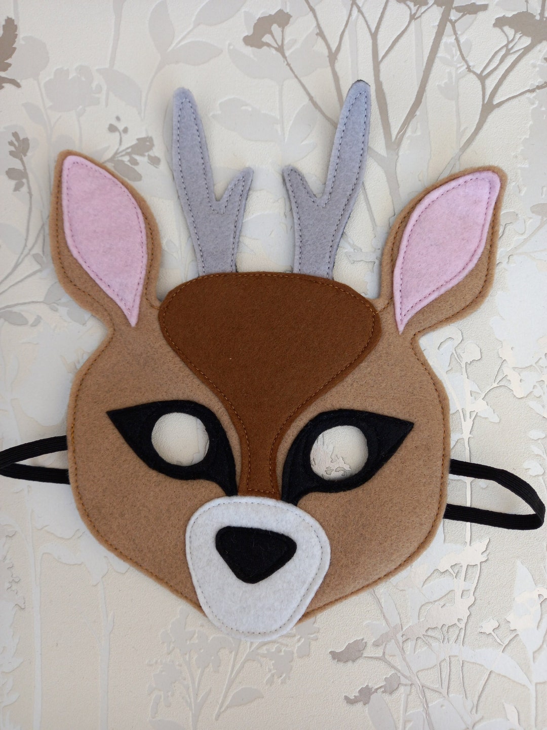 Woodland Deer Masks. Doe and Stag Masks of Roe Deer Found in the Forest ...
