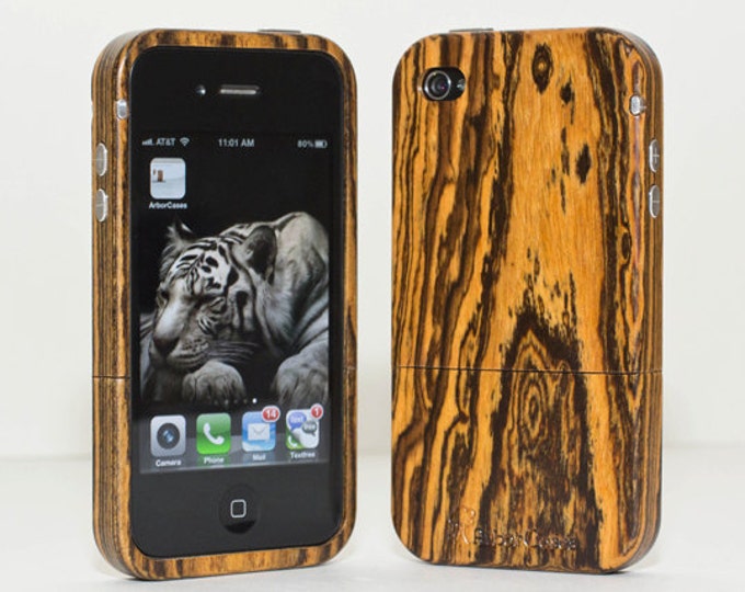 Wood iPhone Case Exotic Bacote Wood Limited Edition - Etsy