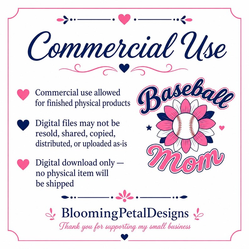 Baseball Mom Flower SVG PNG, Sports Mama Game Day Shirt Design (digital ...