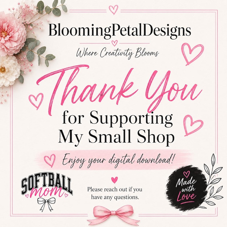 Softball Mom SVG PNG, Pink Bow Varsity Design (digital Download) - Etsy