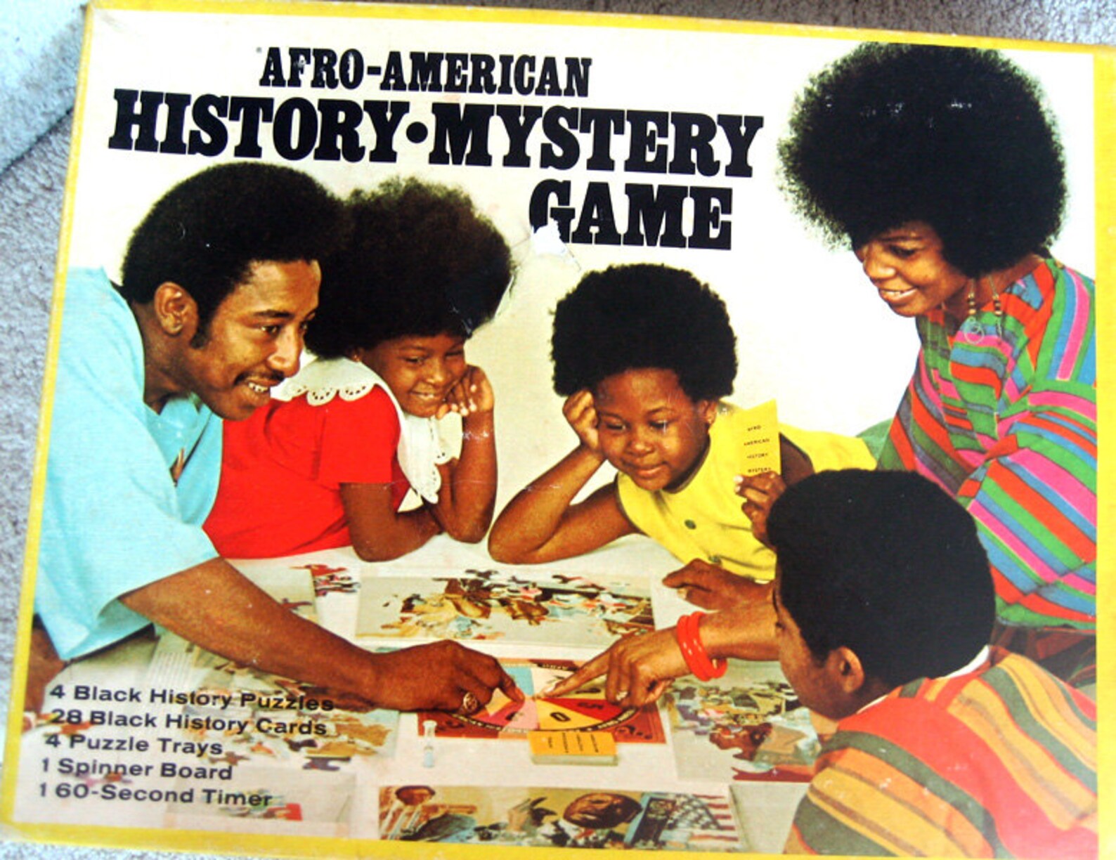 Afro-American History Mystery Game Complete 4 puzzle boards | Etsy