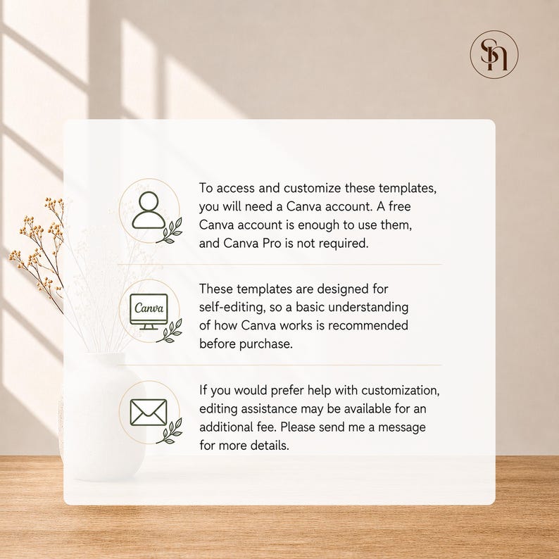 Premade Bird Leaf Logo Design Template | Minimalist Nature, Beauty ...