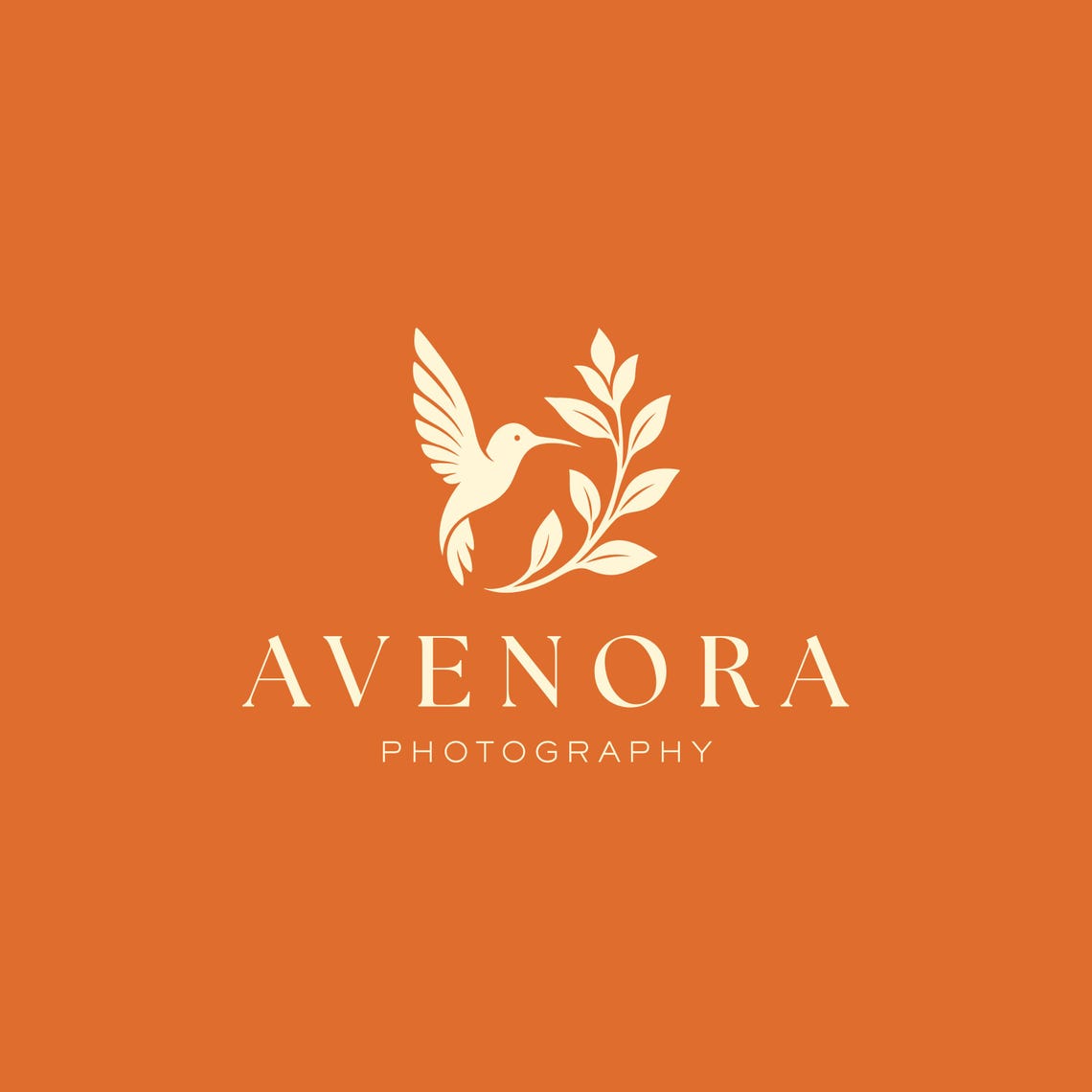 Premade Bird Leaf Logo Design Template | Minimalist Nature, Beauty ...