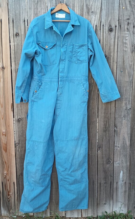 Vintage 1960's Herringbone coveralls - Gem
