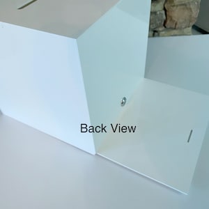 BLANK Acrylic Card Box, Wedding Card Box, Wedding, Gift Table, Locking ...