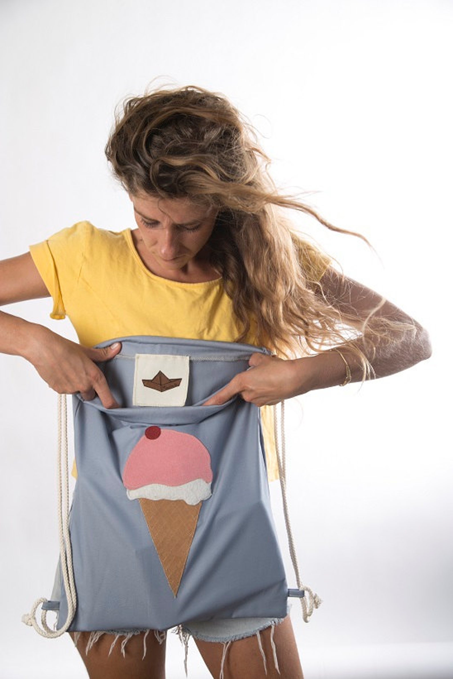 Ice Cream Backpack Summer Backpack Beach Backpack | Etsy