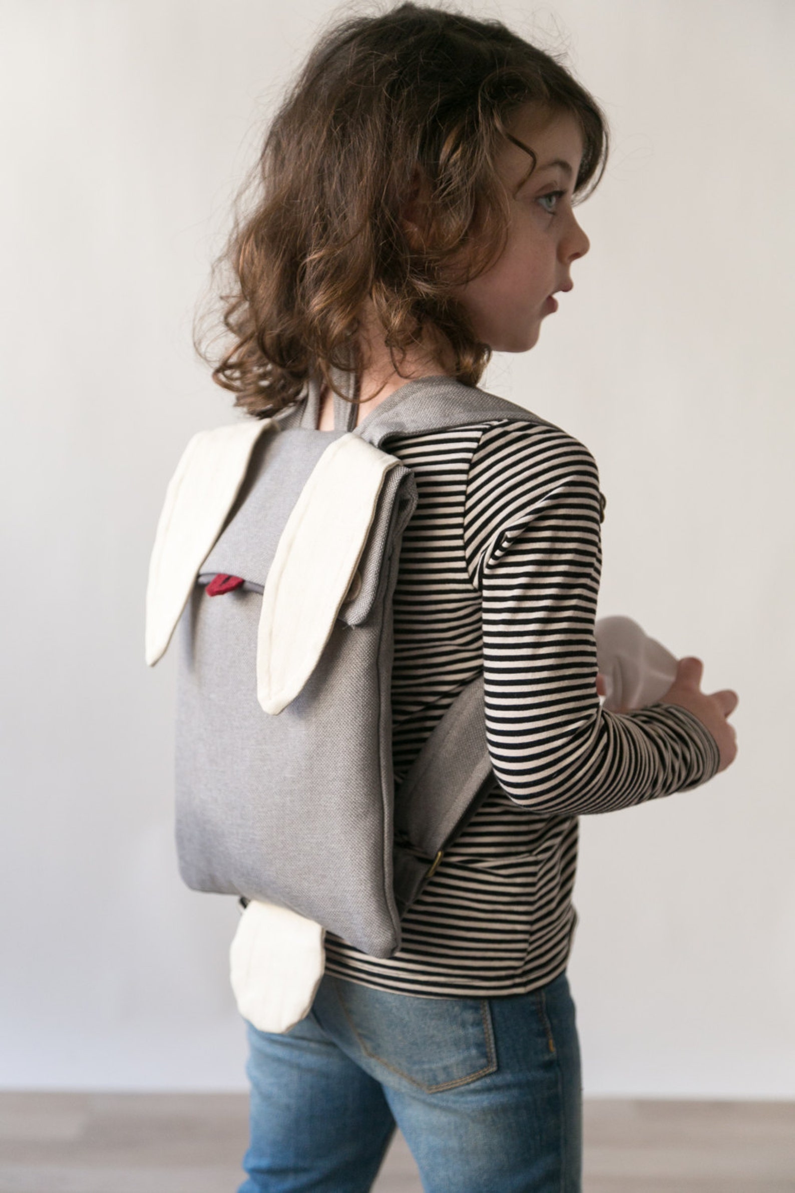 Bunny Backpack Rabbit Backpack Animal Backpack Children - Etsy España