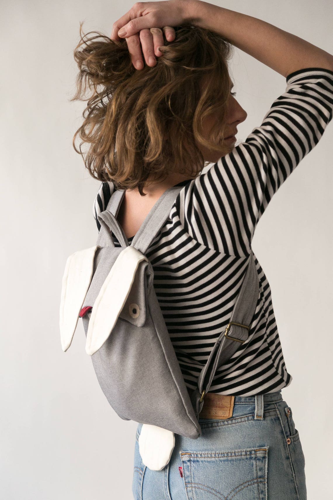 Bunny Backpack Rabbit Backpack Animal Backpack Children - Etsy España