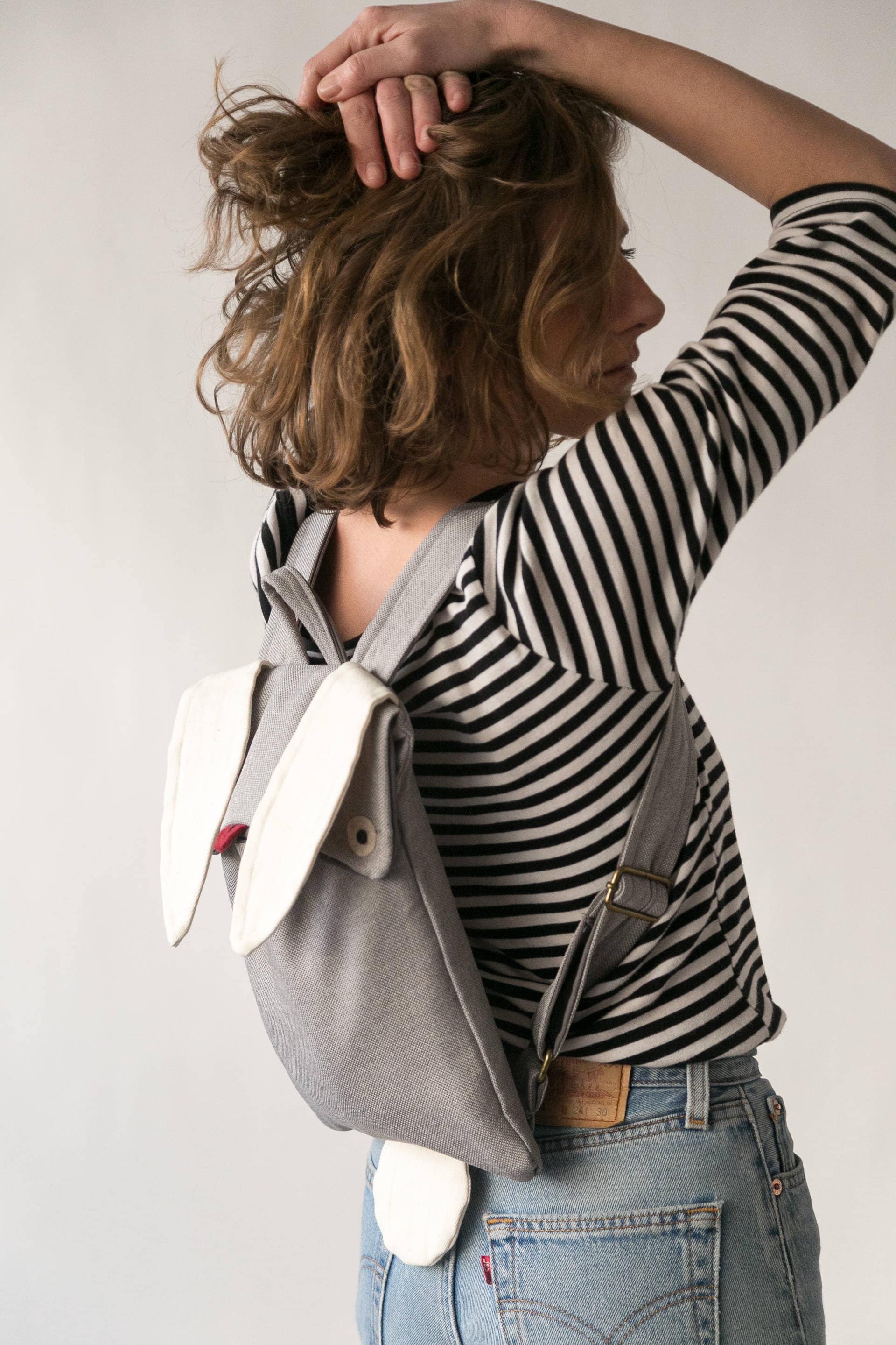 Bunny Backpack Rabbit Backpack Animal Backpack Children - Etsy España