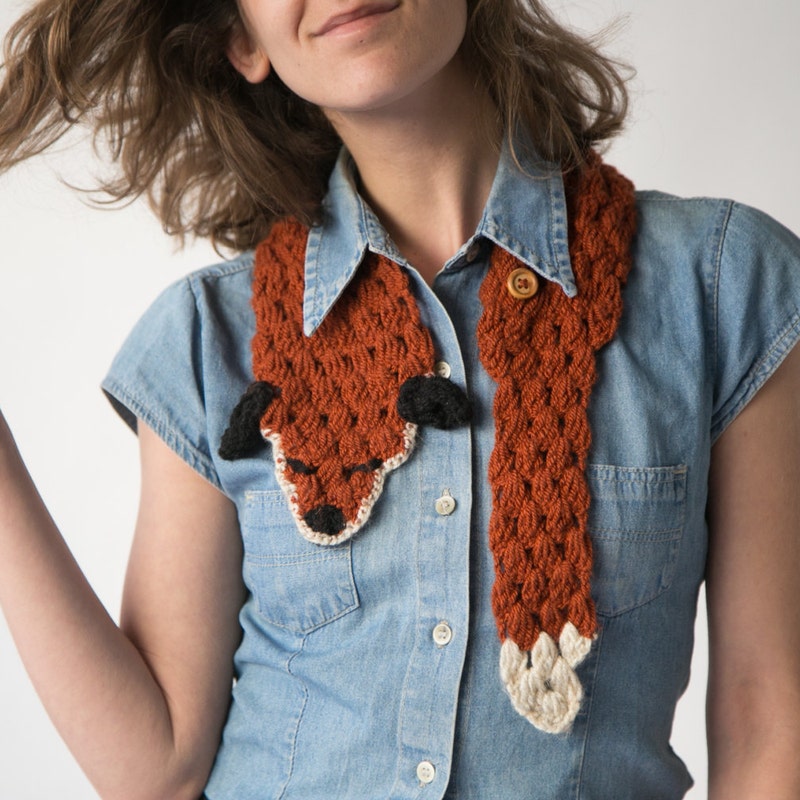 Fox Scarf - Etsy