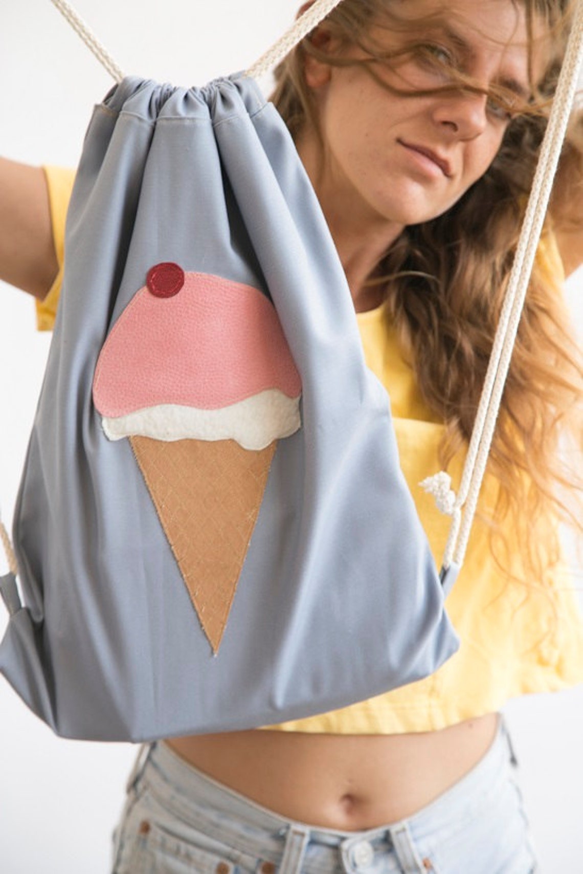 Ice Cream Backpack Summer Backpack Beach Backpack | Etsy