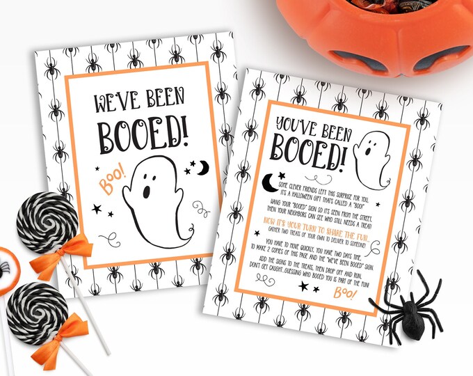 Booed Signs Printable Booed Signs We've Been Booed You've Been Booed ...
