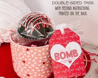 100 Labels You're the Bomb Valentine's Hot - Etsy