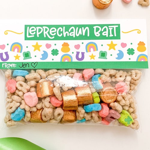 Leprechaun Bait Tag St. Patrick's Day Treat Topper St. - Etsy