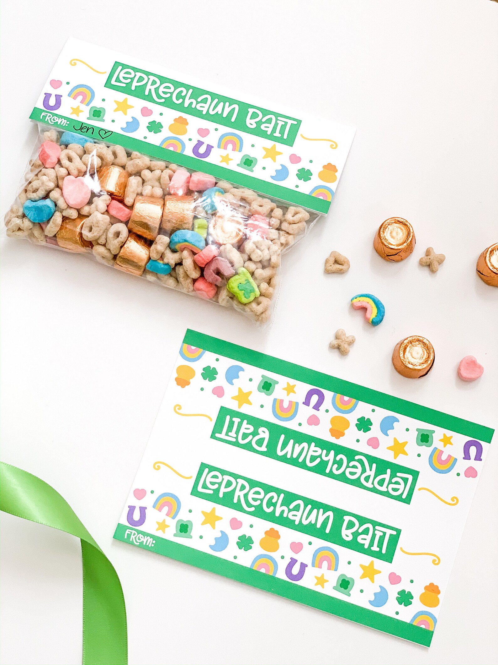 Leprechaun Bait Tag St. Patrick's Day Treat Topper St. | Etsy