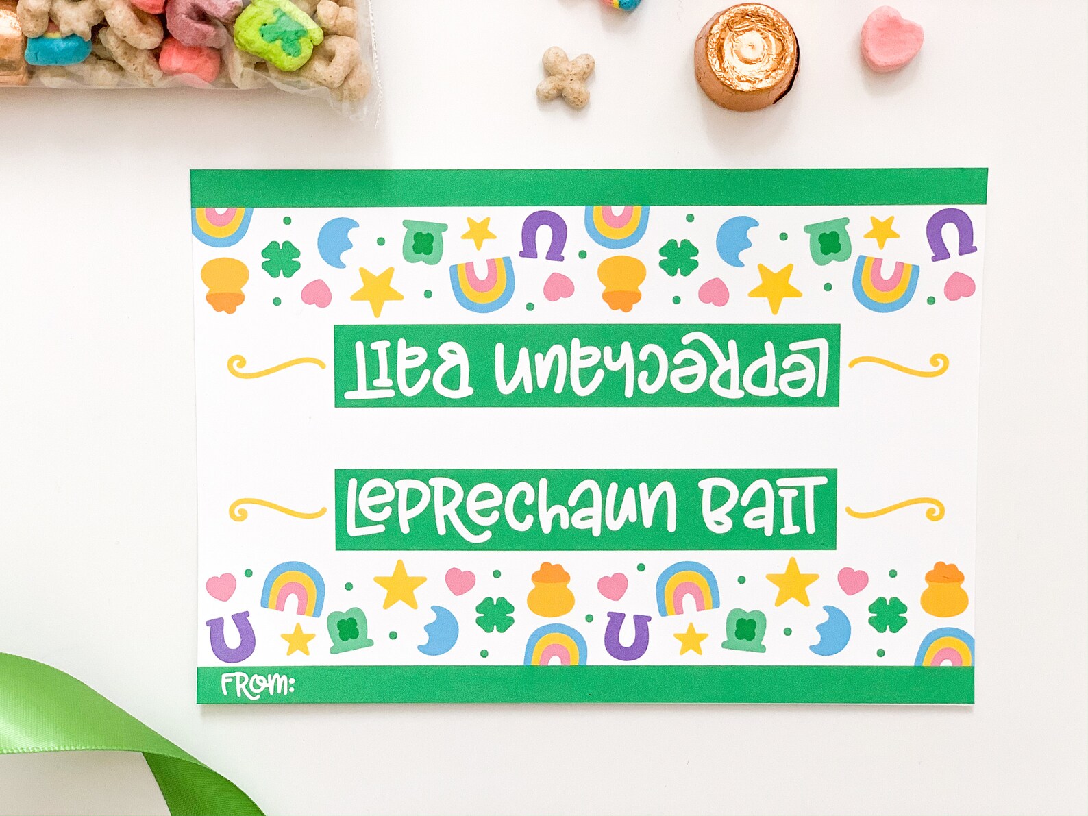 Leprechaun Bait Tag St. Patrick's Day Treat Topper St. | Etsy