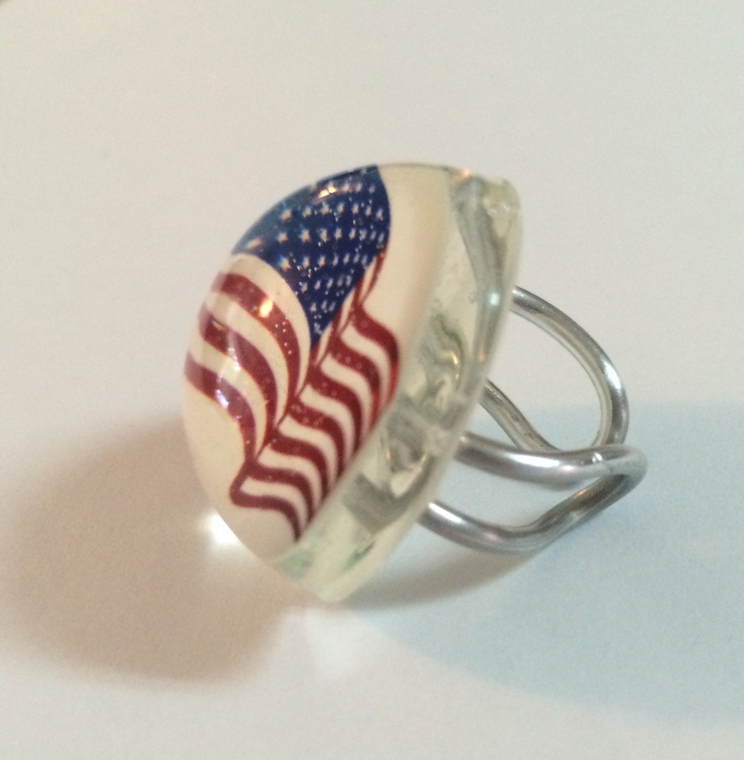 American Flag Ring American Flag Flag Ring USA Ring - Etsy