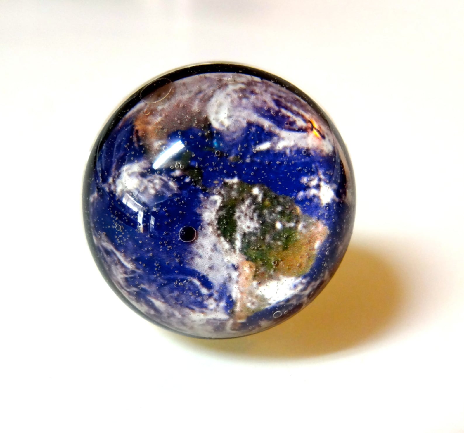 Earth Ring - Planet Earth Jewelry - Space Ring - Earth Day - Out of ...