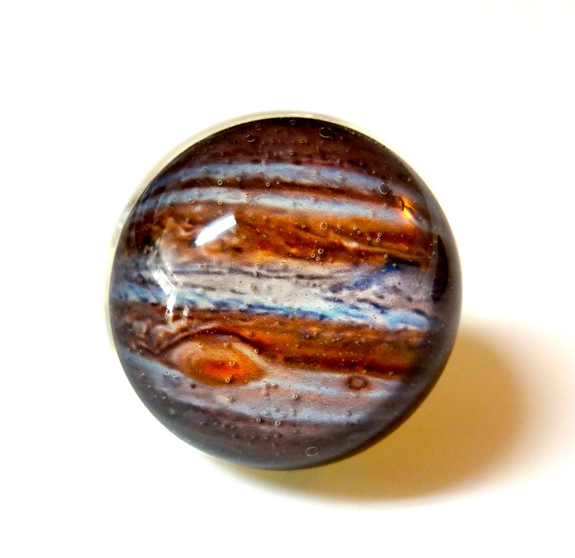 Jupiter Ring Handmade Resin Space Ring Adjustable Ring - Etsy