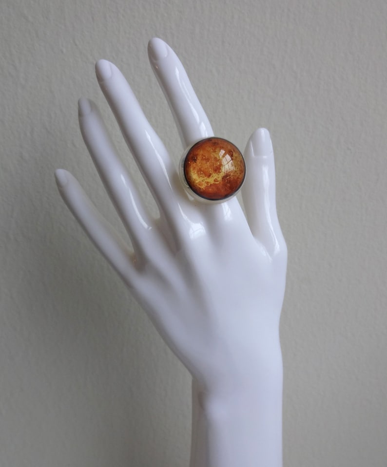 Venus Ring Planet Jewelry Handmade Space Ring Goddess of | Etsy