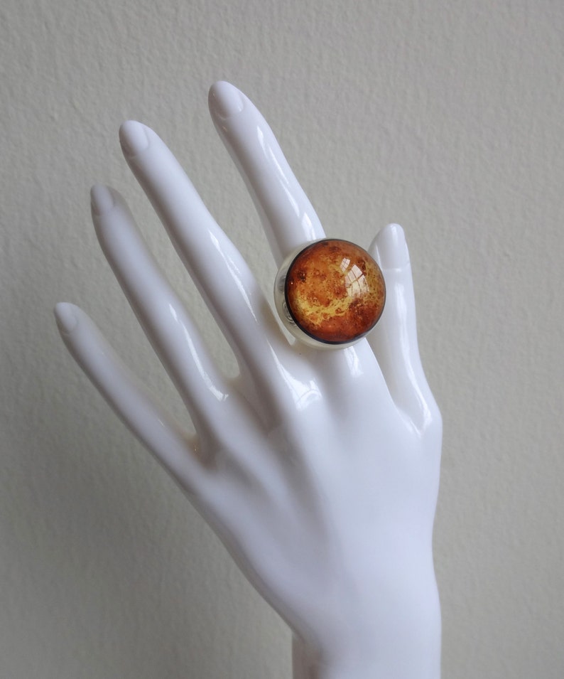 Venus Ring Planet Jewelry Handmade Space Ring Goddess of | Etsy