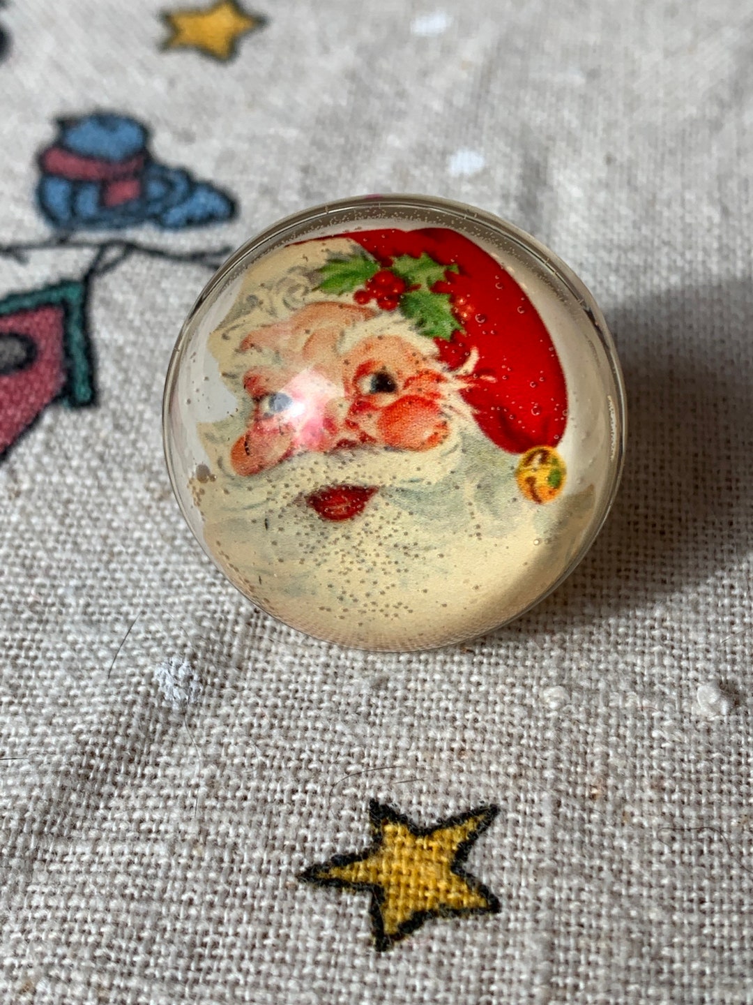 Santa Claus Ring - Vintage Santa - Santa Claus - Christmas Ring - Santa ...