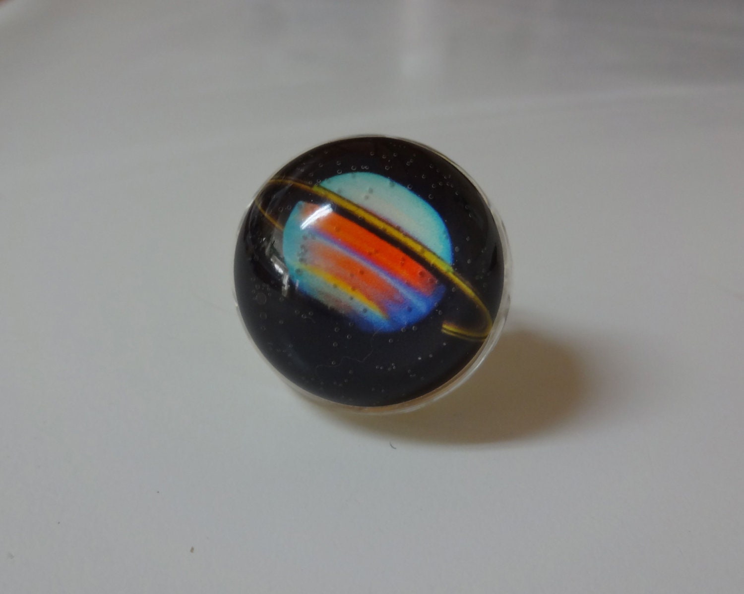 Saturn Ring Handmade in the USA Gift Space Ring Photo | Etsy