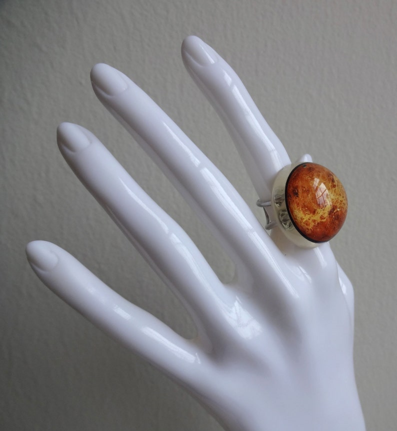 Venus Ring Planet Jewelry Handmade Space Ring Goddess of | Etsy