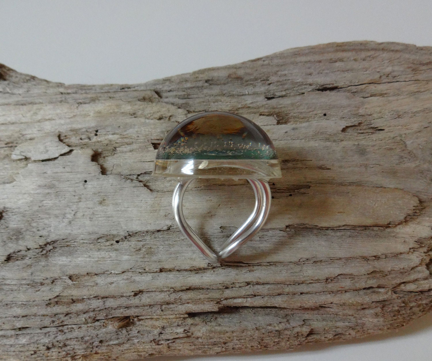 Earth Ring Moon Ring Earthrise Photo Ring Moon Landing | Etsy