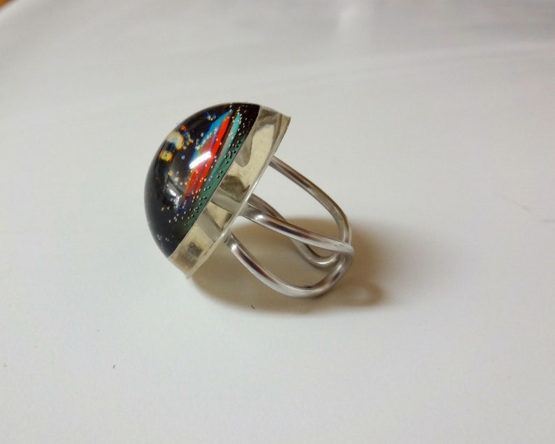 Saturn Ring Handmade in the USA Gift Space Ring Photo - Etsy