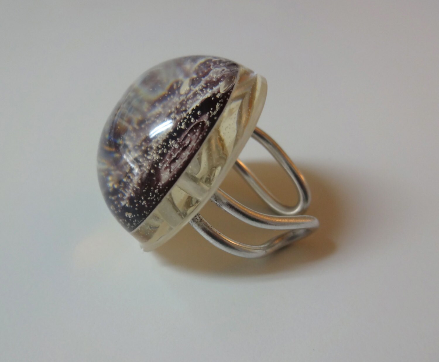 Moon Crater Ring Full Moon Space Ring Space Jewelry - Etsy