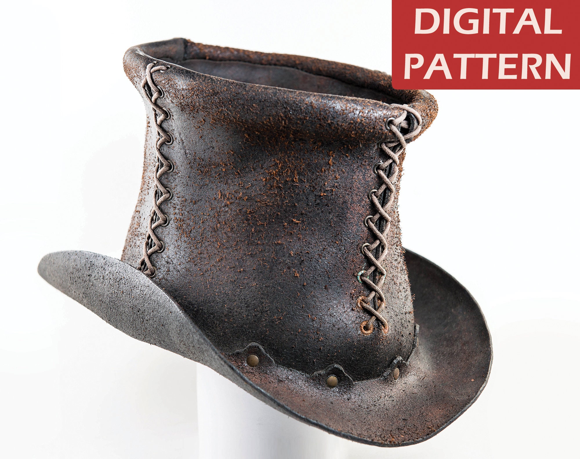 Leather Top Hat - DIGITAL PDF PATTERN - Etsy