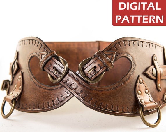 Crossed Buckles Belt DIGITAL PDF PATTERN - Etsy