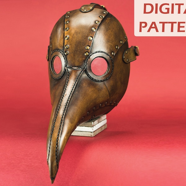 Leather Plague Doctor Mask - Etsy