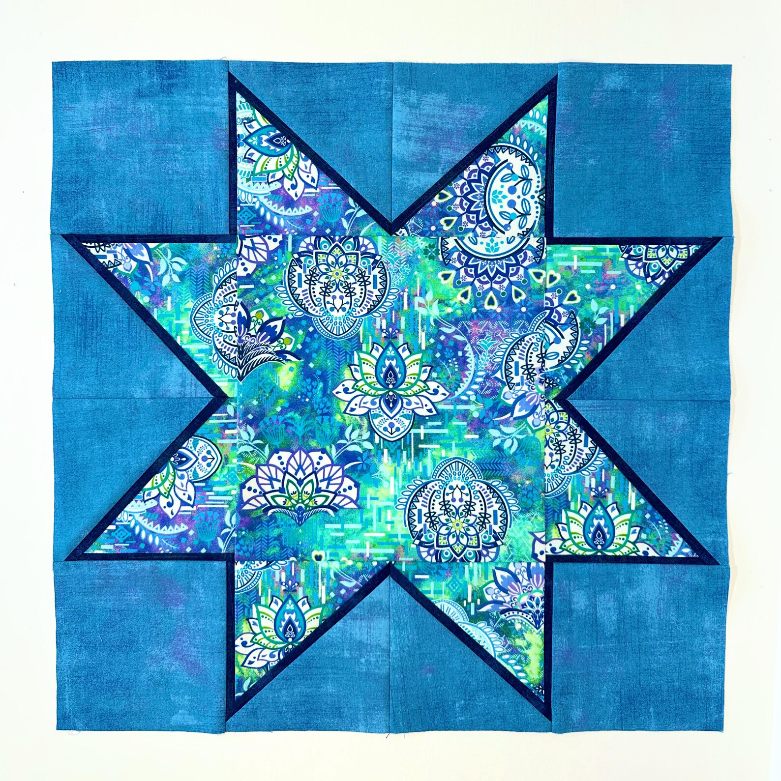 Sawtooth Star Quilt Block Pattern: Scrap Friendly, 3 Sizes (PDF Pattern ...