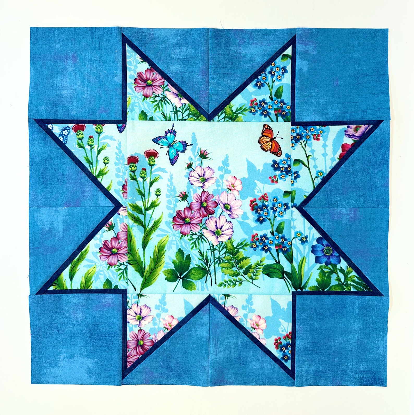 Sawtooth Star Quilt Block Pattern: Scrap Friendly, 3 Sizes (PDF Pattern ...