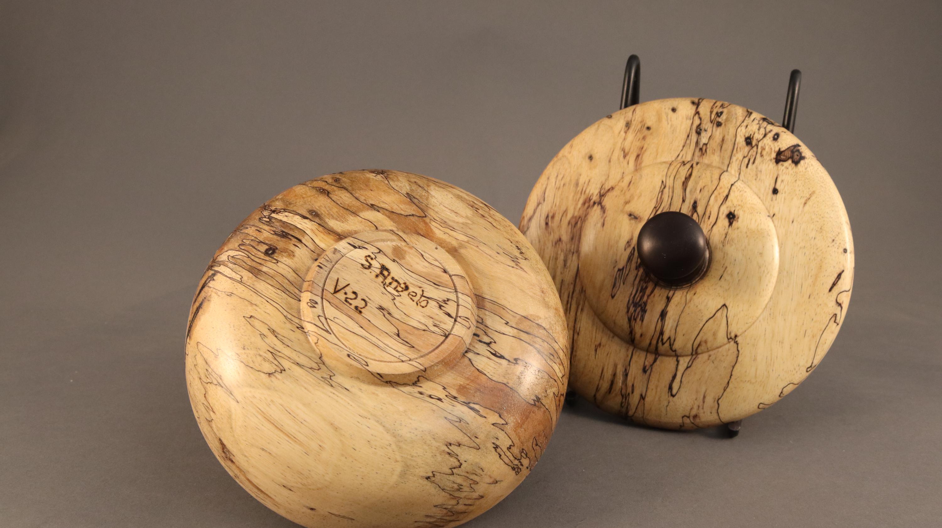 Spalted Tamarind Cross Grain Container for Home Decor - Etsy