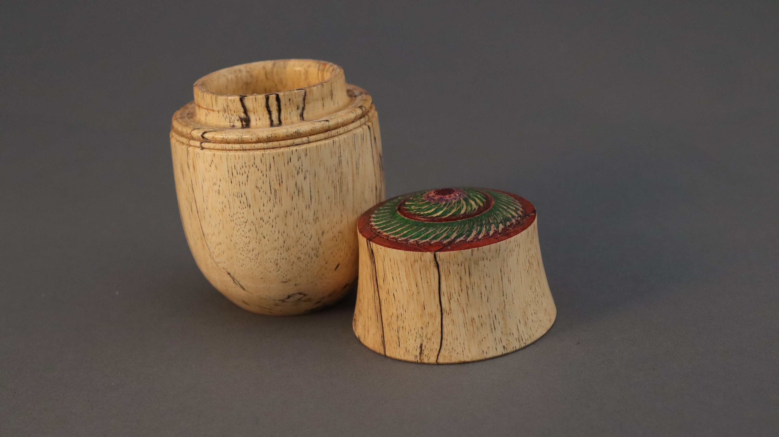 Spalted Tamarind-lidded and Textured Box Item II 3 - Etsy