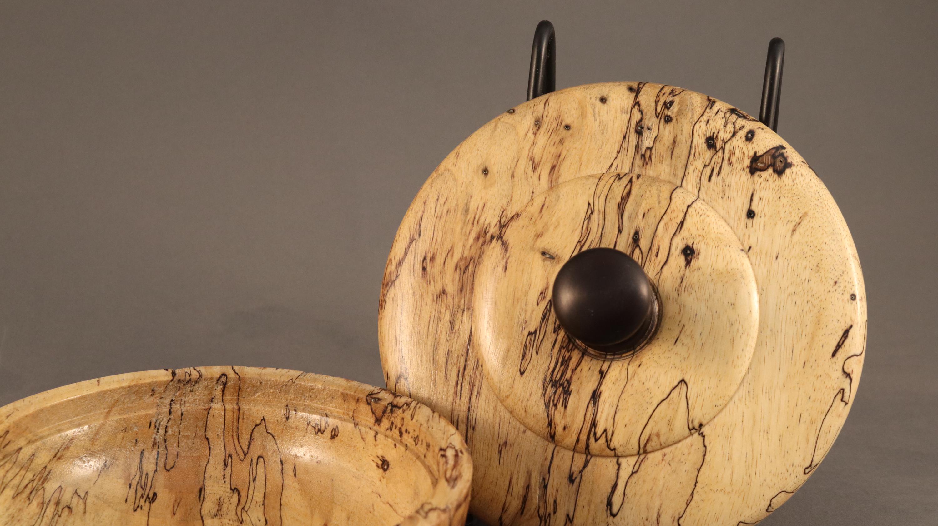 Spalted Tamarind Cross Grain Container (item V 22) - Etsy