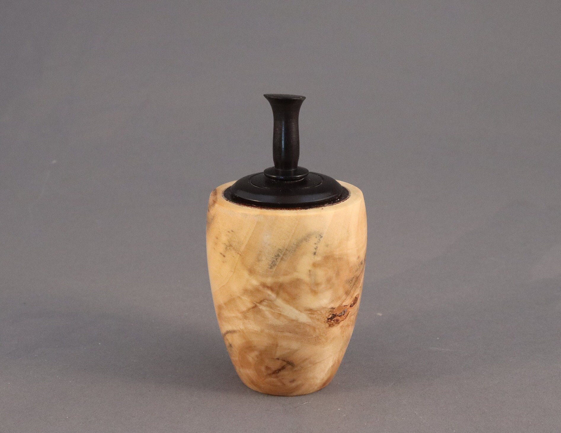 Honey Locust Box With Threaded Blackwood Lid III 25 - Etsy